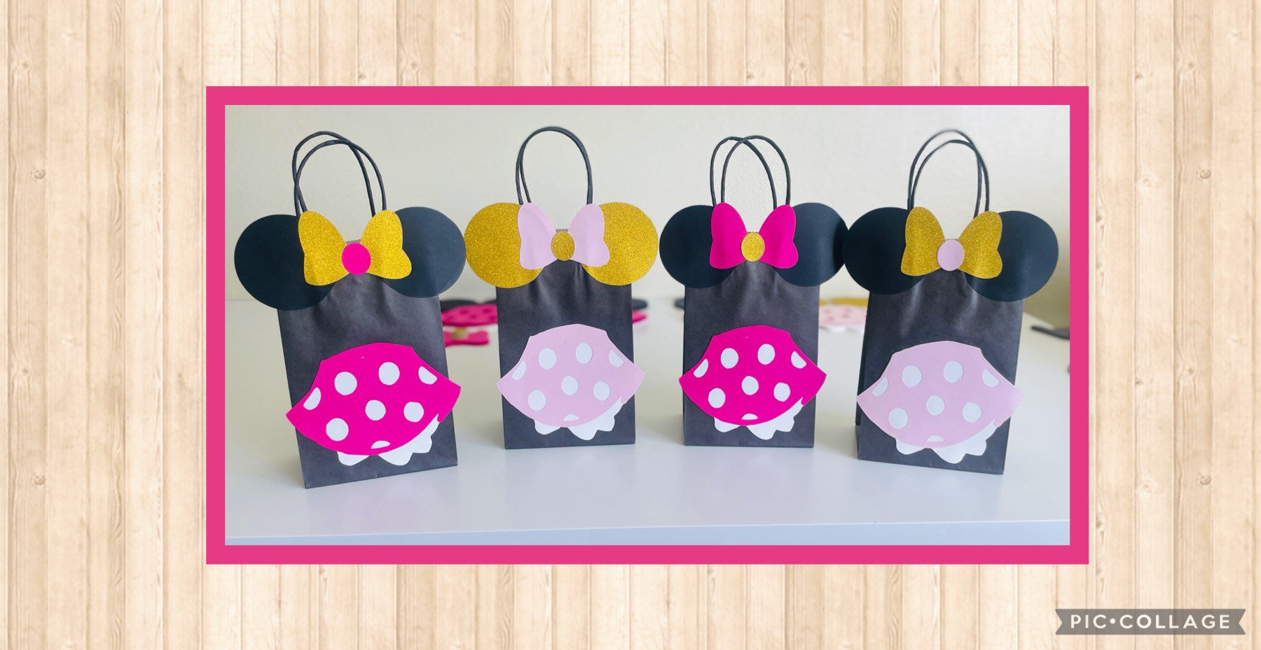 Minnie Mouse Favor Bags Minnie Mouse Goodie Bags Minnie | Etsy