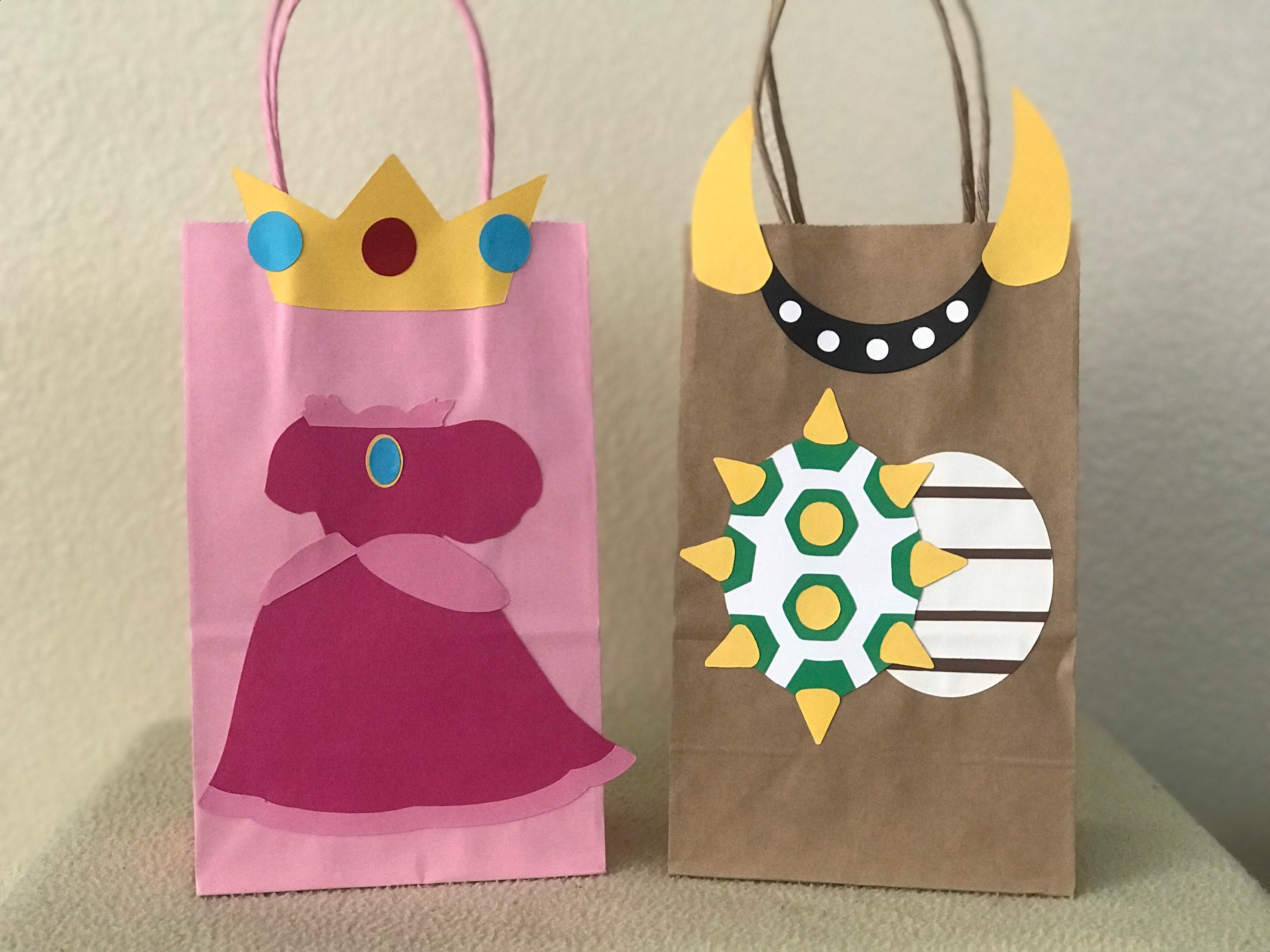 Mario Brothers Treat Bag Mario Brother Favor Bags Mario Goodie Bags ...