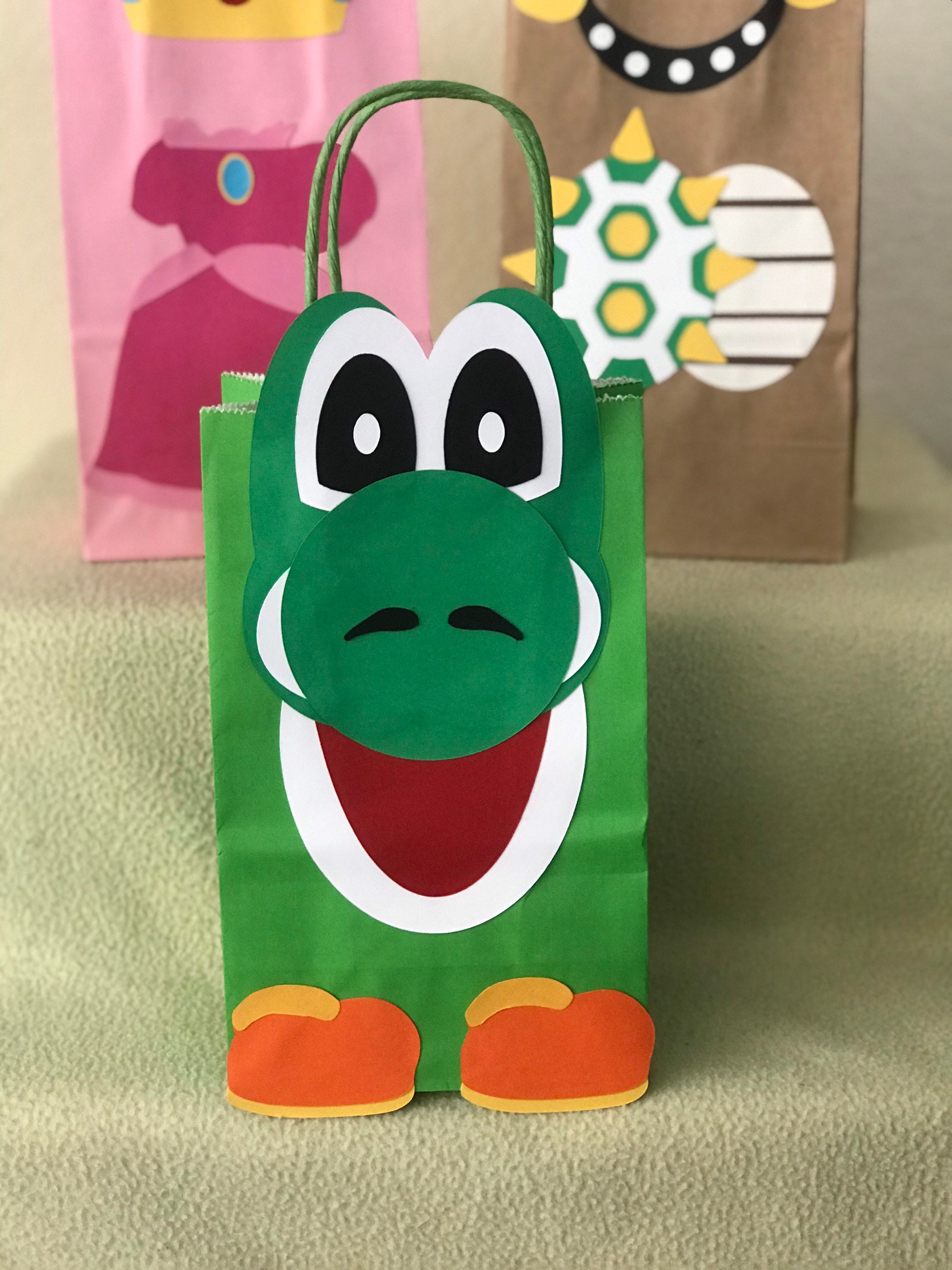 Mario Brothers Treat Bag Mario Brother Favor Bags Mario Goodie - Etsy