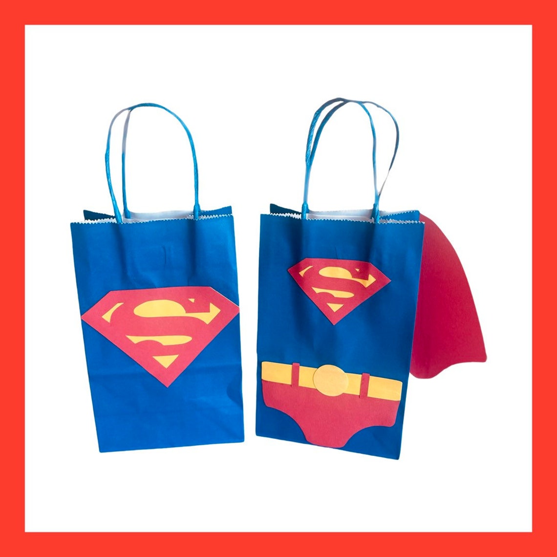 Superhero Favor Bag Superhero Goodie Bag Superhero Party - Etsy