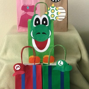 Mario Brothers Treat Bag Mario Brother Favor Bags Mario Goodie Bags ...