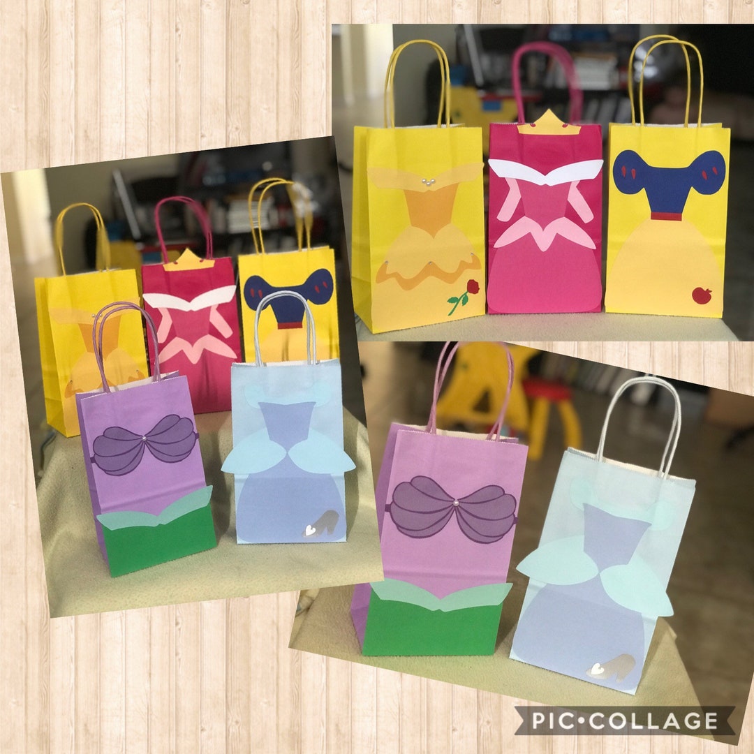 Princess Favor Bags, Princess Treat Bags, Princess Goodie Bags ...