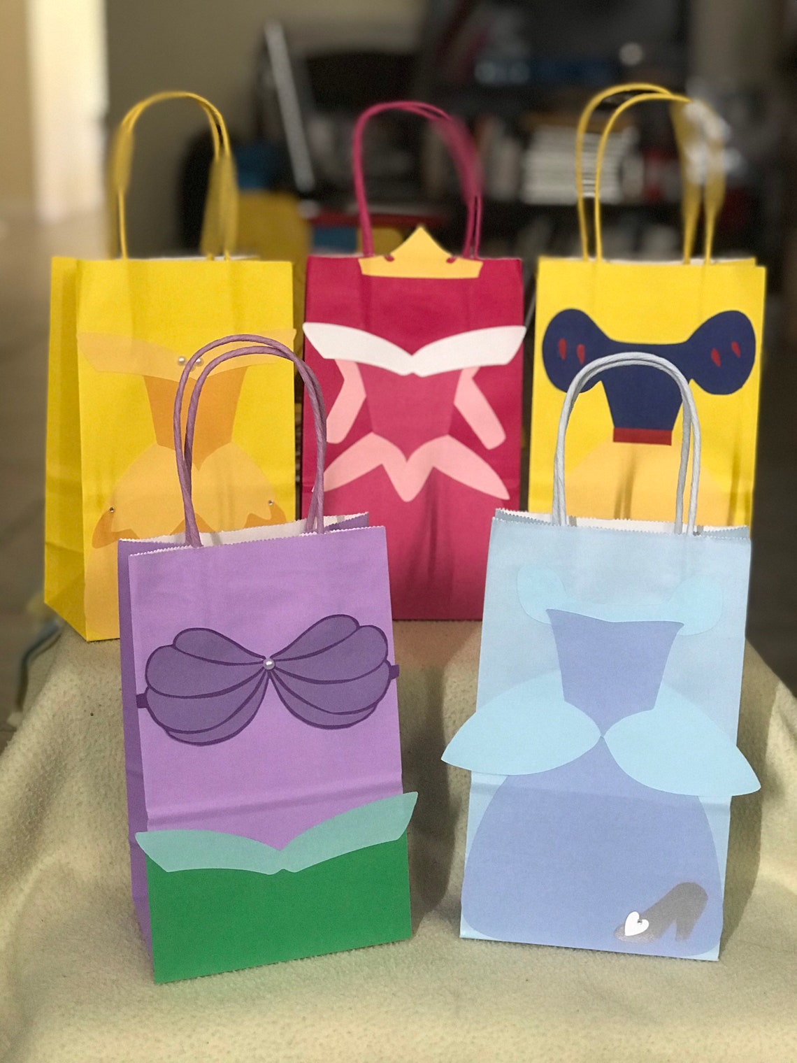 Princess Favor Bags Princess Treat Bags Princess Goodie - Etsy