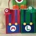 Mario Brothers Treat Bag Mario Brother Favor Bags Mario Goodie Bags ...