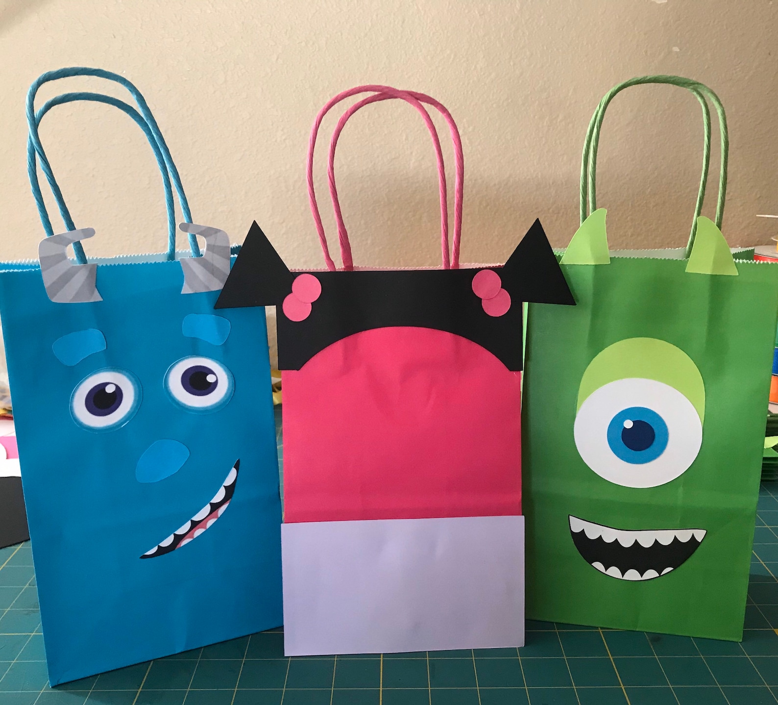 Monsters Inc Favor Bagsmonsters Inc Birthday Monsters Inc - Etsy