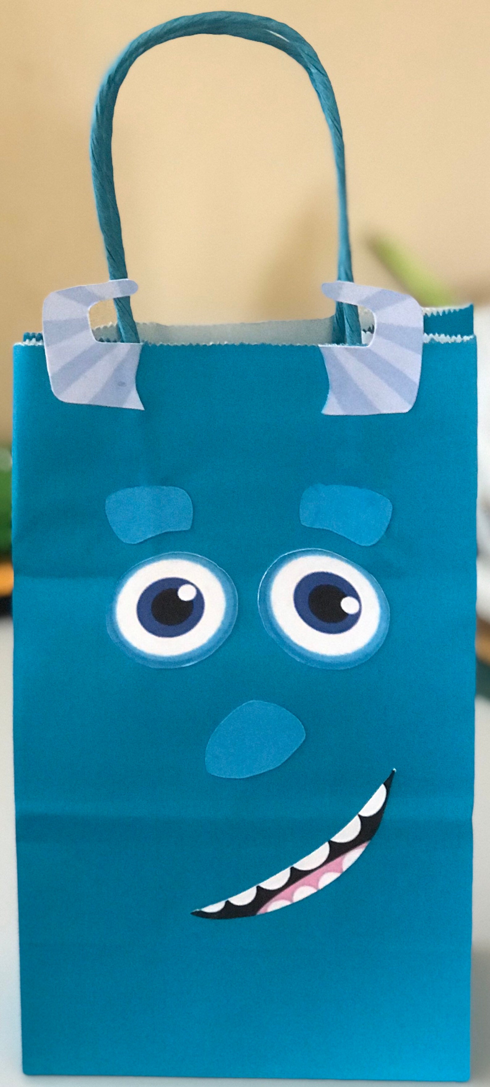 Monsters Inc Favor Bagsmonsters Inc Birthday Monsters Inc - Etsy