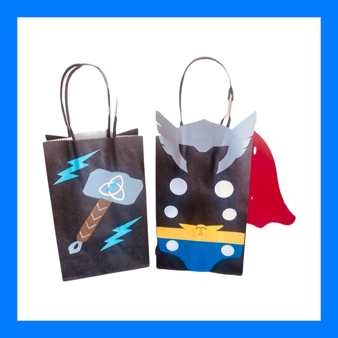 Superhero Favor Bag Superhero Goodie Bag Superhero Party - Etsy