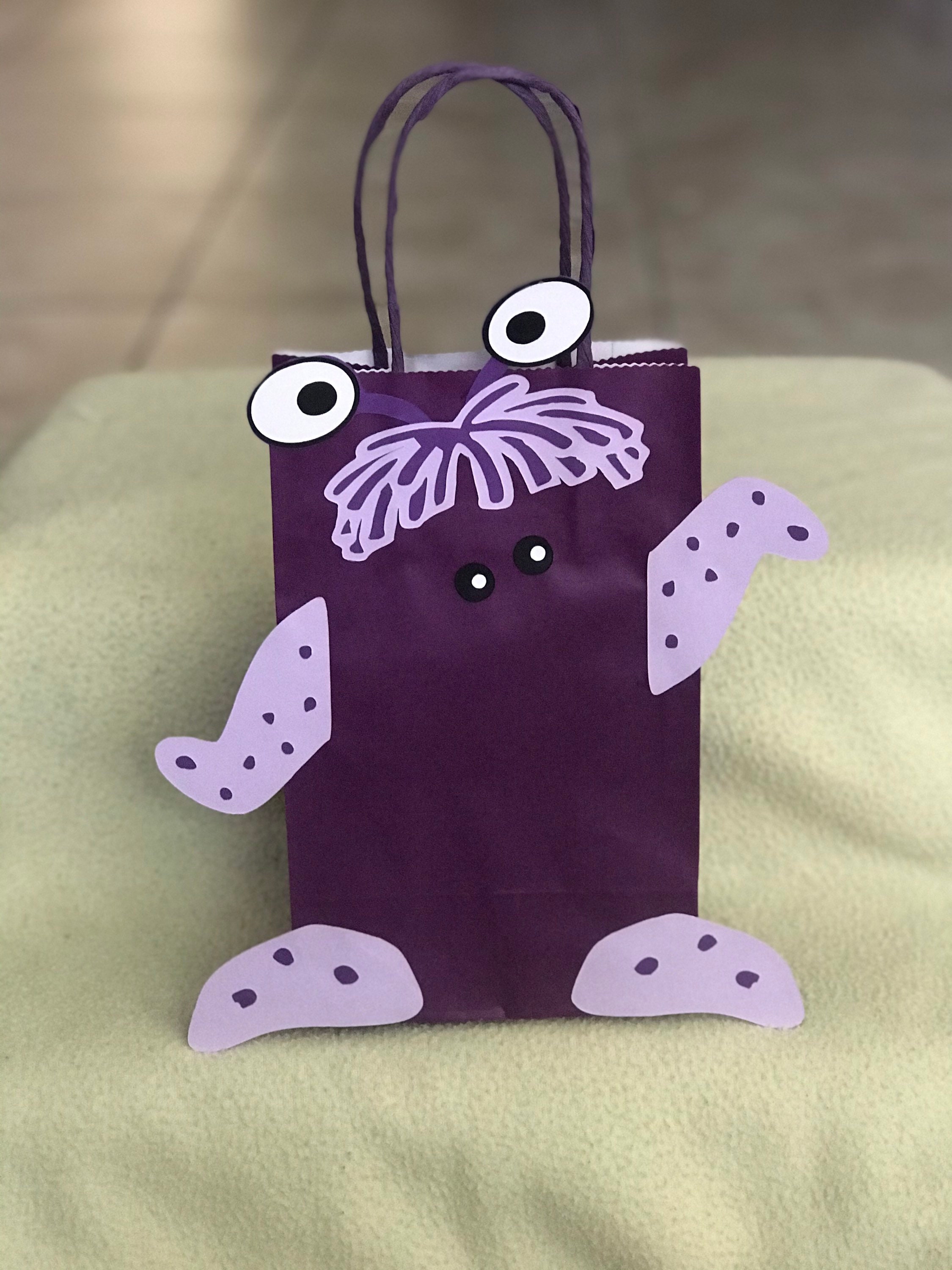 Monsters Inc Favor Bagsmonsters Inc Birthday Monsters Inc - Etsy