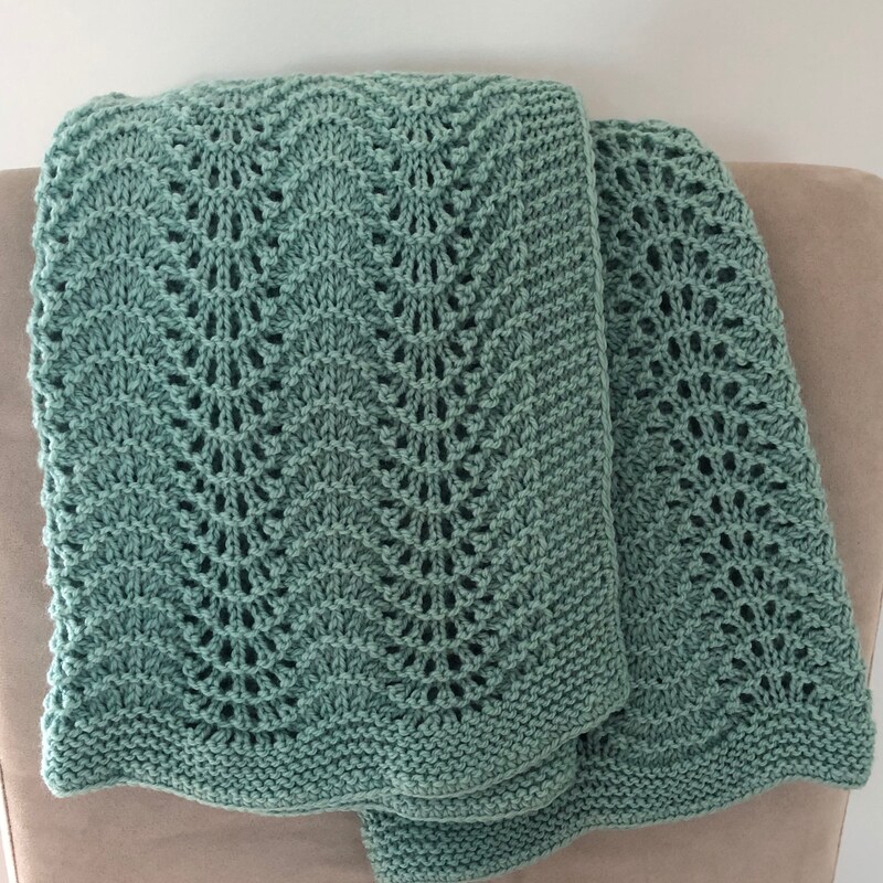 Knit Lap Blanket - Etsy