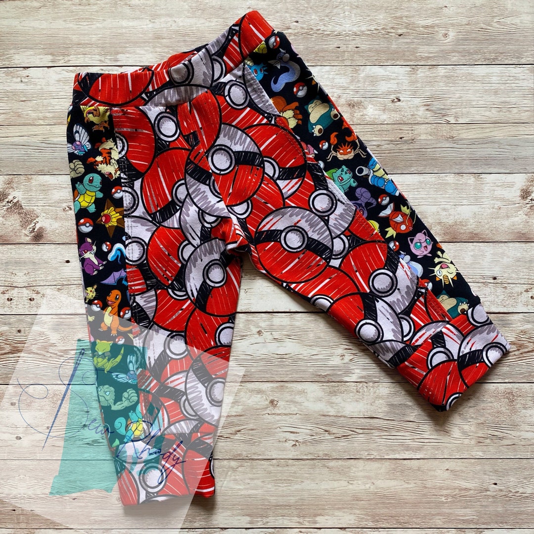 Anime Pants for Boys, Gender Neutral Pants, 12 Month Boy Pants, 6 Month ...