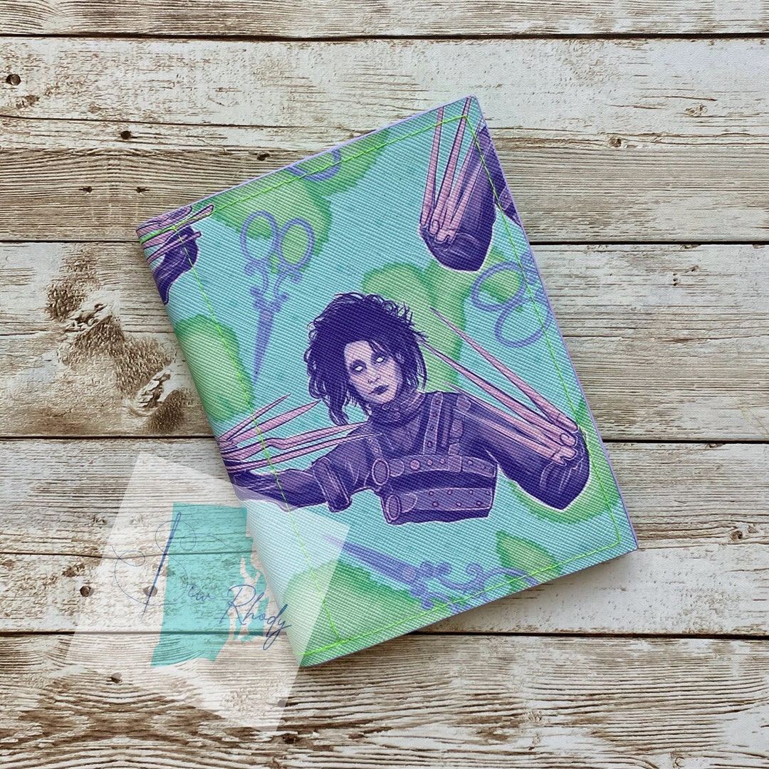 Notepad Cover, Notebook Cover, Memo Pad Holder, Edward Scissorhands ...