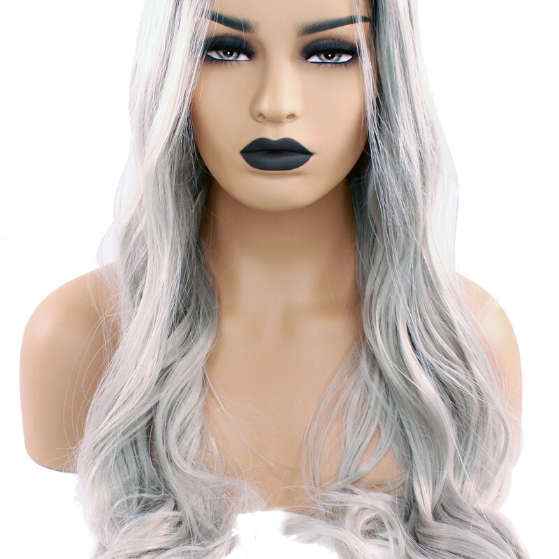 Grey Wig - Etsy