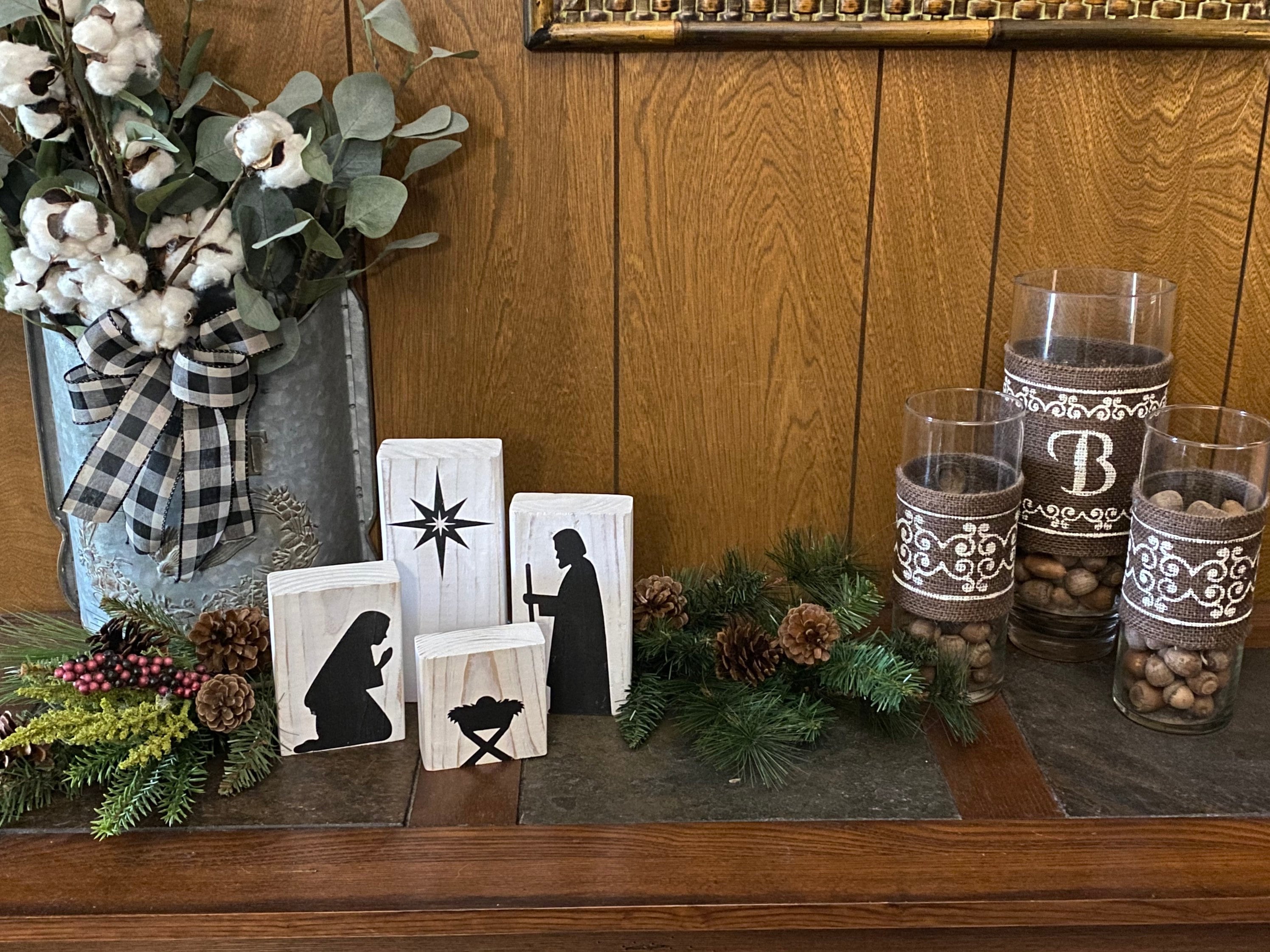 Nativity Wood Blocks - Etsy