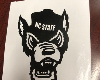 Nc state decal | Etsy