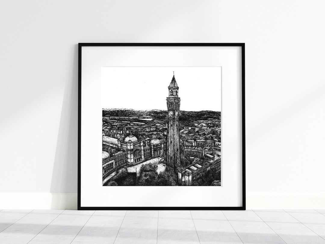 Old Joe - University of Birmingham Art Print: UK Campus Wall Art - Etsy UK