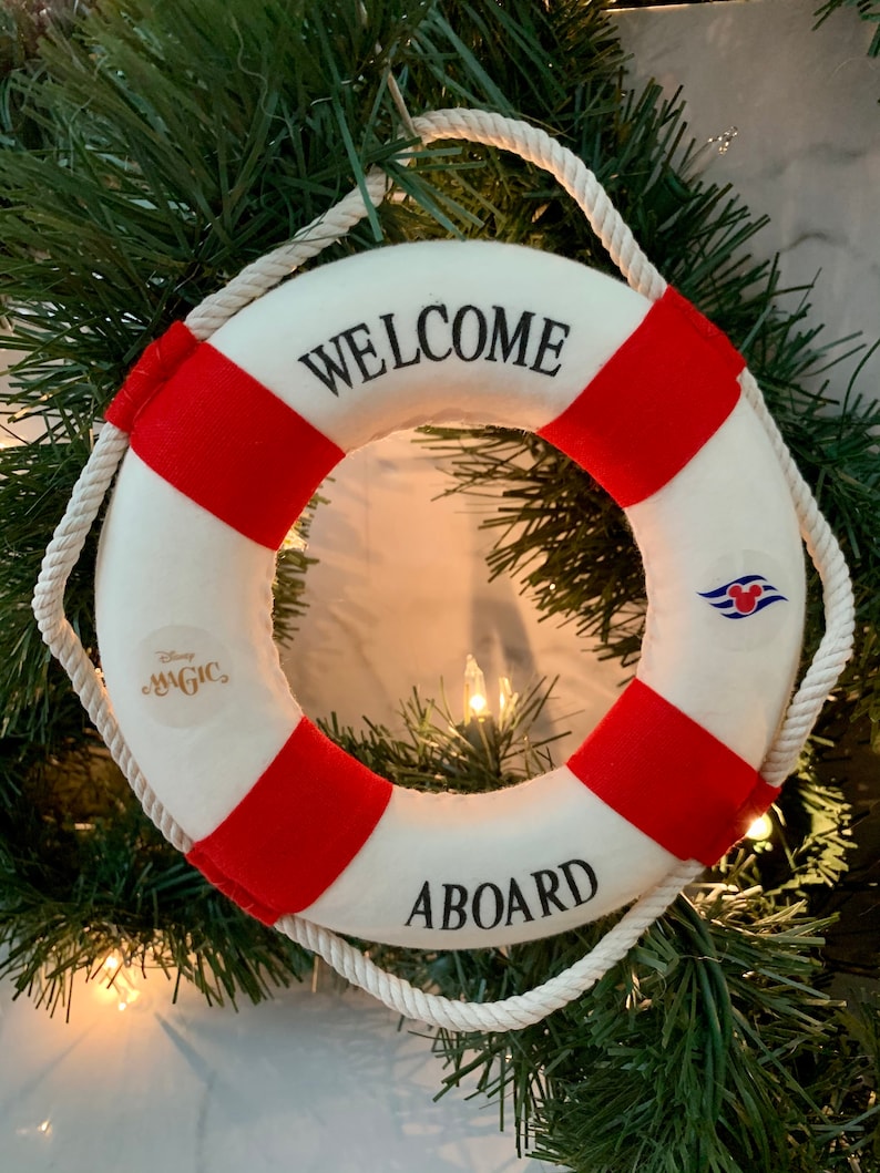 Disney Cruise Line Wonder Welcome Aboard Life Ring Preserver Dream ...
