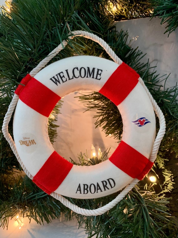 Disney Cruise Line Wonder Welcome Aboard Life Ring Preserver | Etsy