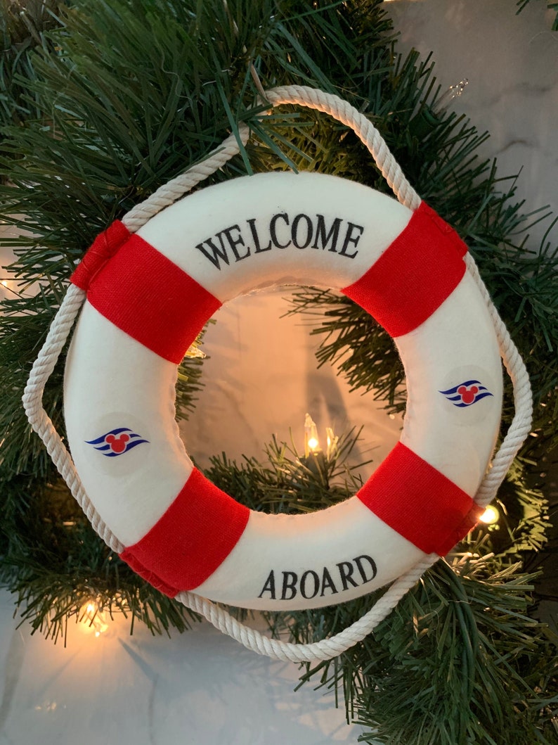 Disney Cruise Line Wonder Welcome Aboard Life Ring Preserver Dream ...