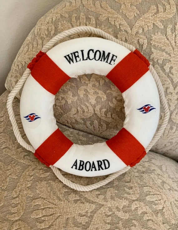 Disney Cruise Line Welcome Aboard Life Ring Preserver Ornament - Etsy