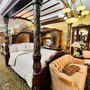 AICO by Michael Amini Villa Valencia 5PC King Size Bedroom Set - Etsy