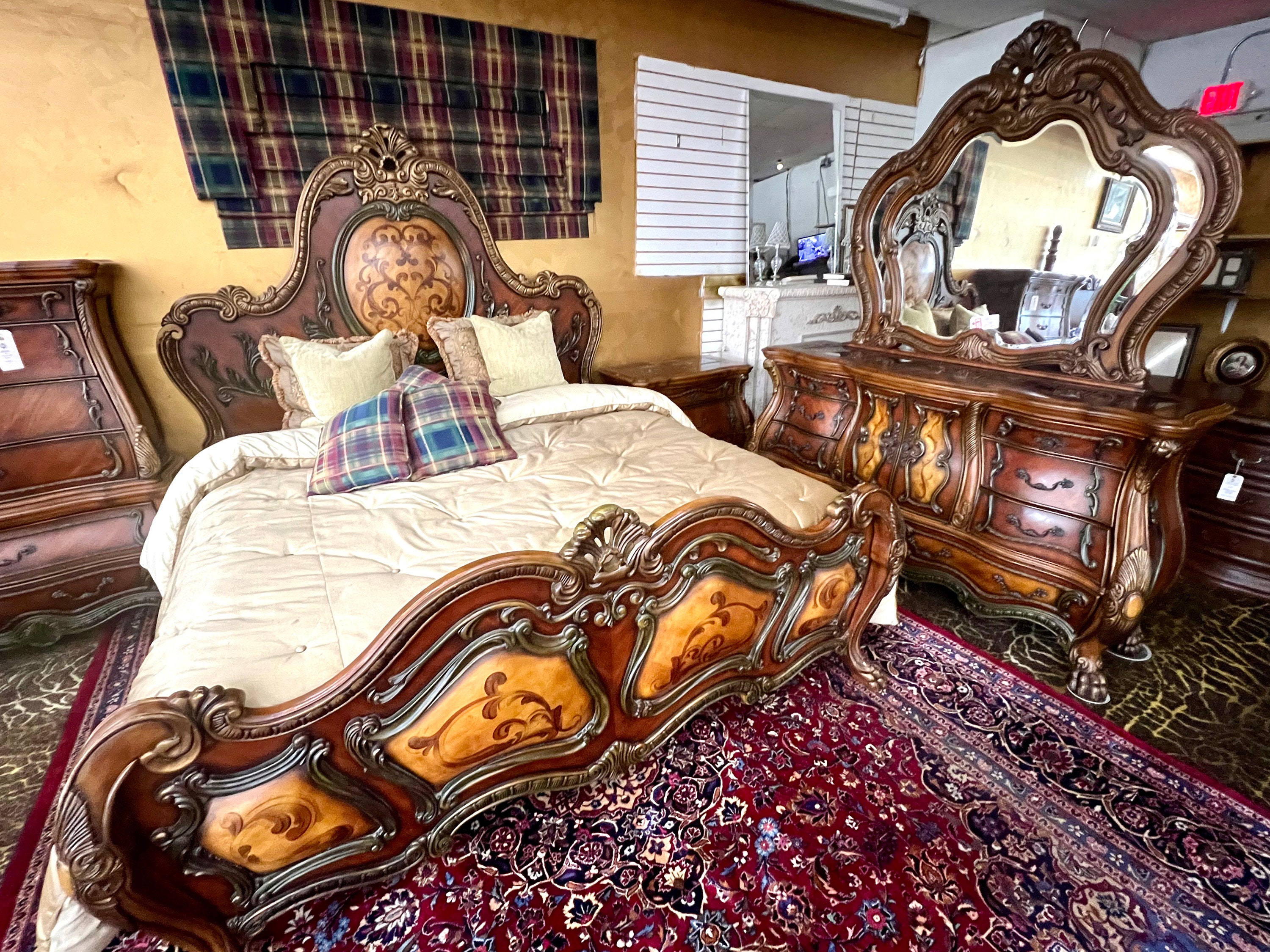 AICO by Michael Amini Chateau Beauvais 5PC King Size Bedroom Set - Etsy