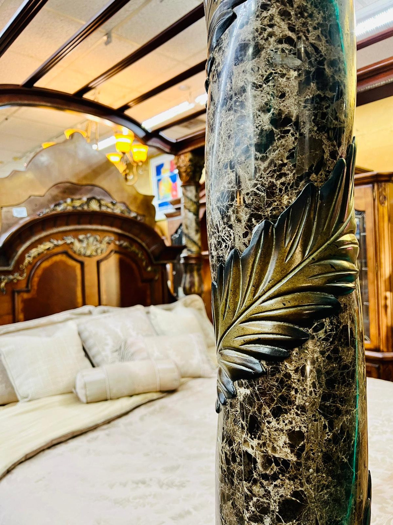 AICO by Michael Amini Villa Valencia 5PC King Size Bedroom Set - Etsy