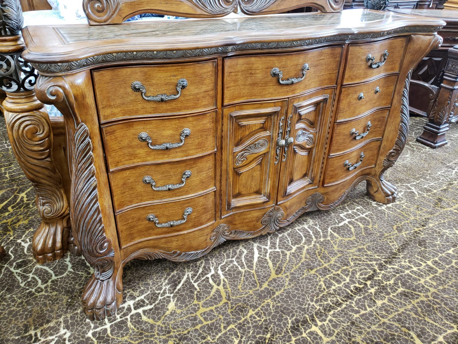 AICO by Michael Amini Eden Paradisio 5PC King Bedroom Set - Etsy