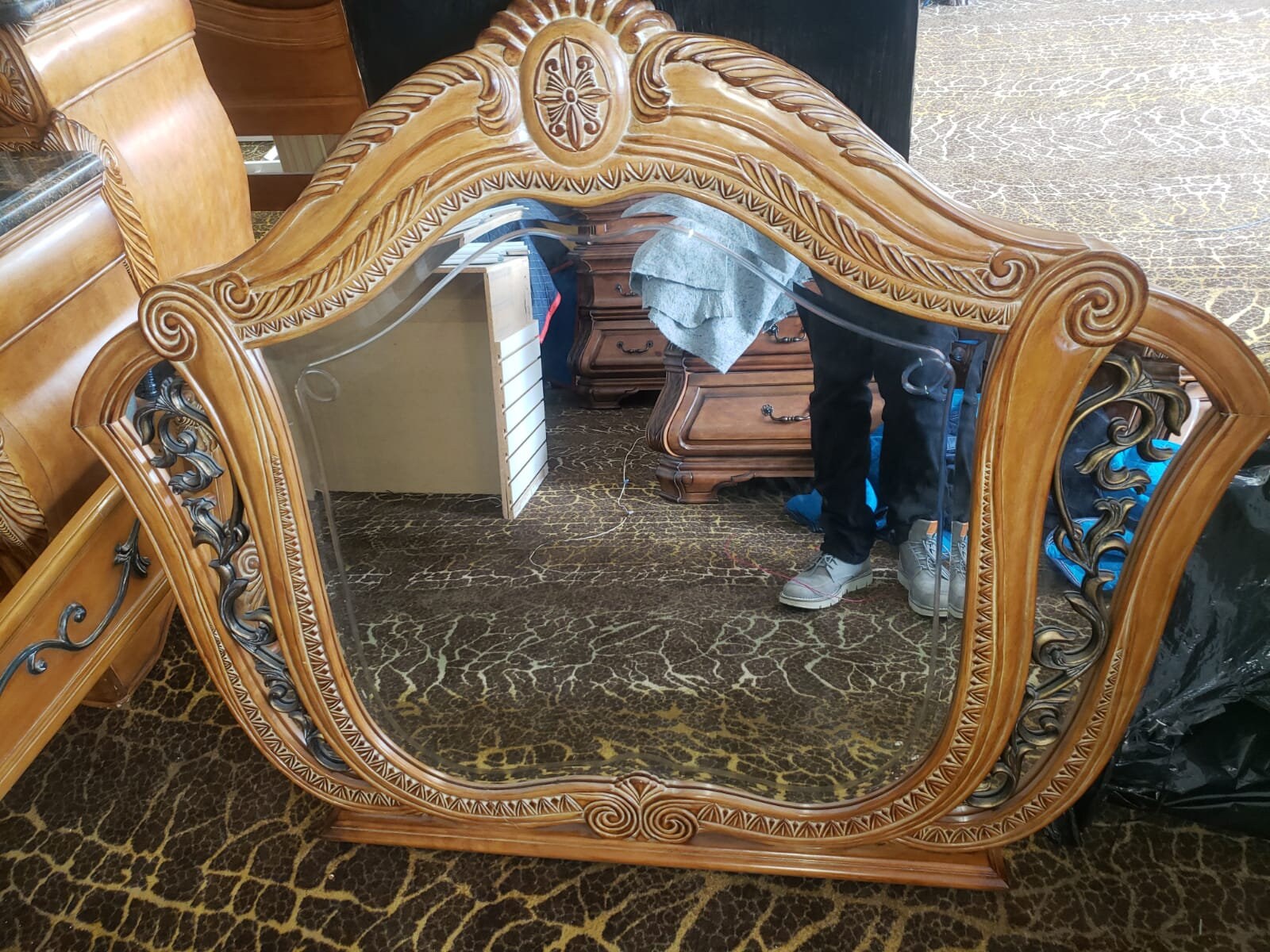AICO by Michael Amini Trevi King Size Bedroom Set - Etsy