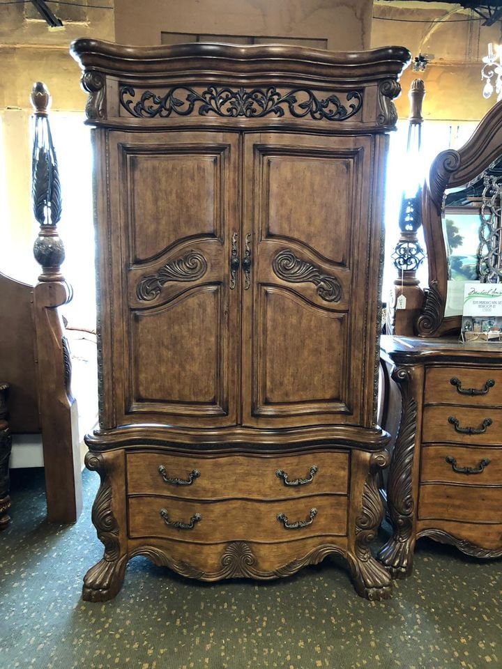 AICO by Michael Amini Eden Paradisio 5PC King Bedroom Set - Etsy