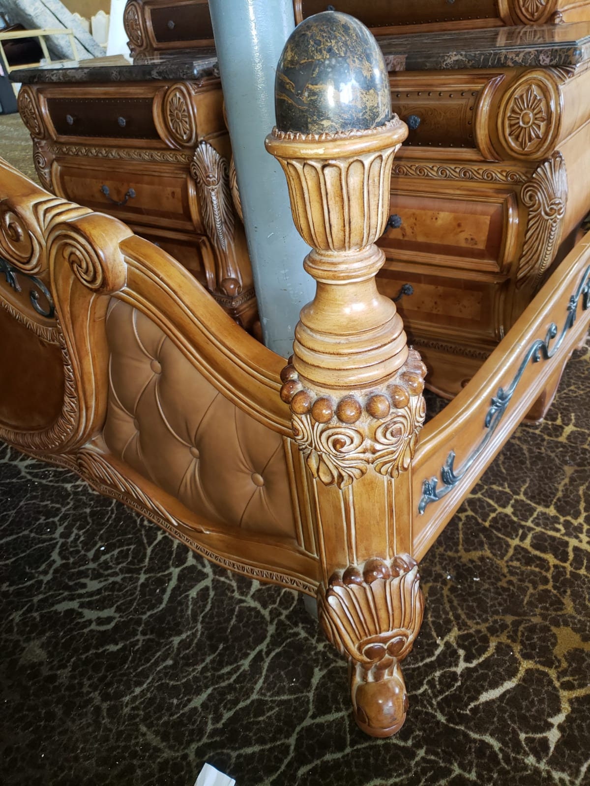 AICO by Michael Amini Trevi King Size Bedroom Set - Etsy