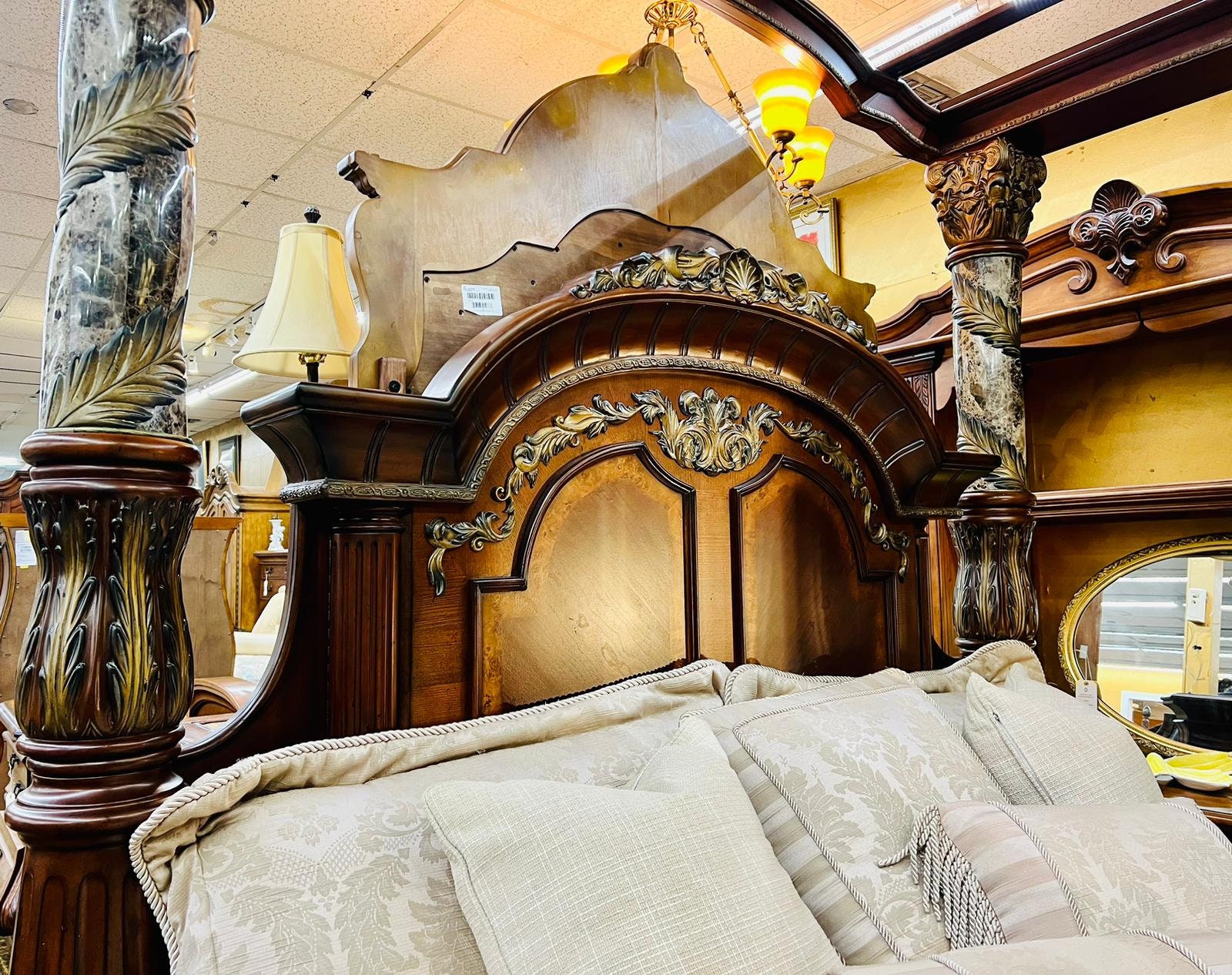 AICO by Michael Amini Villa Valencia 5PC King Size Bedroom Set - Etsy