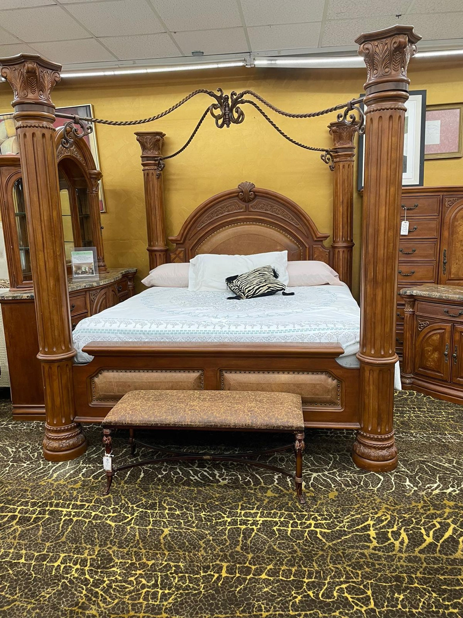 AICO by Michael Amini Monte Carlo 5PC King Size Bedroom Set - Etsy