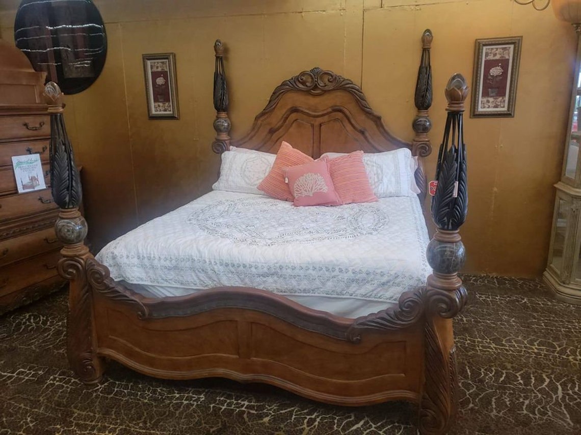 AICO by Michael Amini Eden 5PC King Size Bedroom Set - Etsy