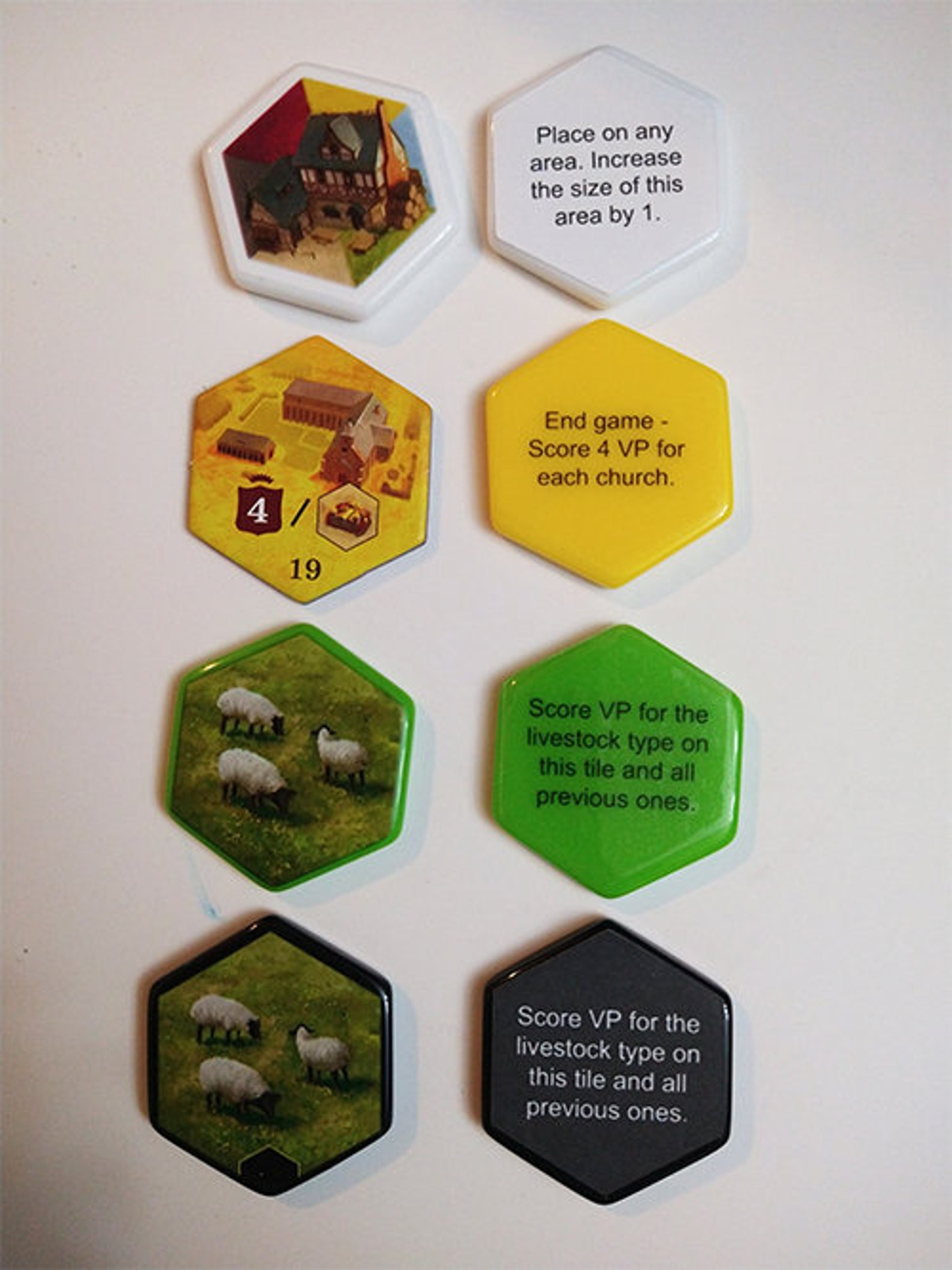 Castles of Burgundy special Edition Only Acrylic Tile - Etsy