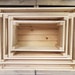 Nested Wood Crate 5 Piece, Rustic Stain or Natural/unfinished - Etsy