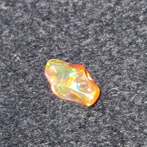 Mexican Sunset Fire Opal Tiny Rainbow - Etsy