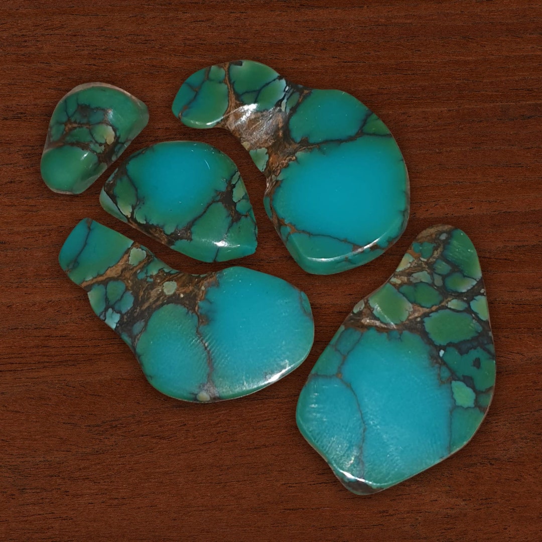 Fine Antique Polychrome Turquoise, Mined in the 50s in the Shiyan Mines ...