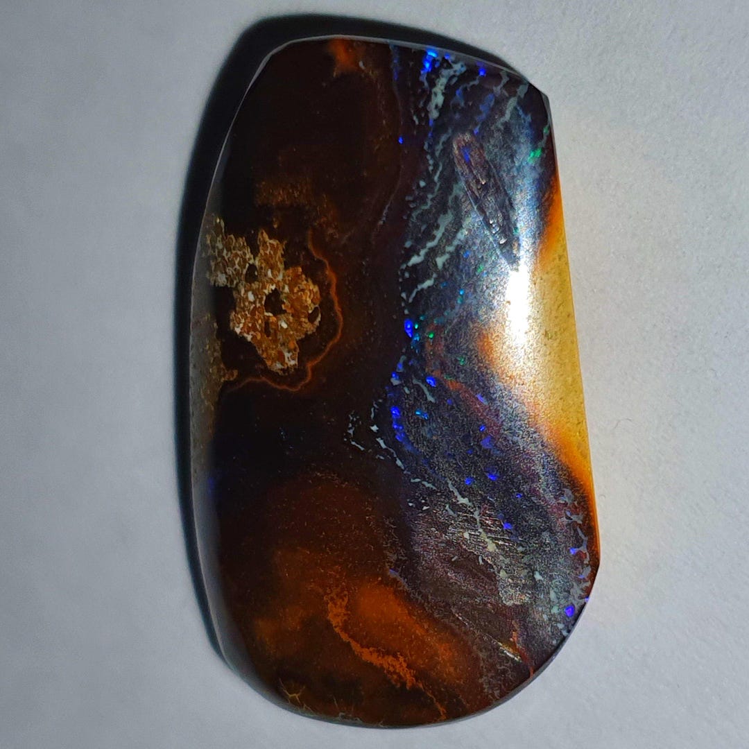 Genuine Australian Boulder Opal, Natural Solid Opal Gemstone, Unique ...