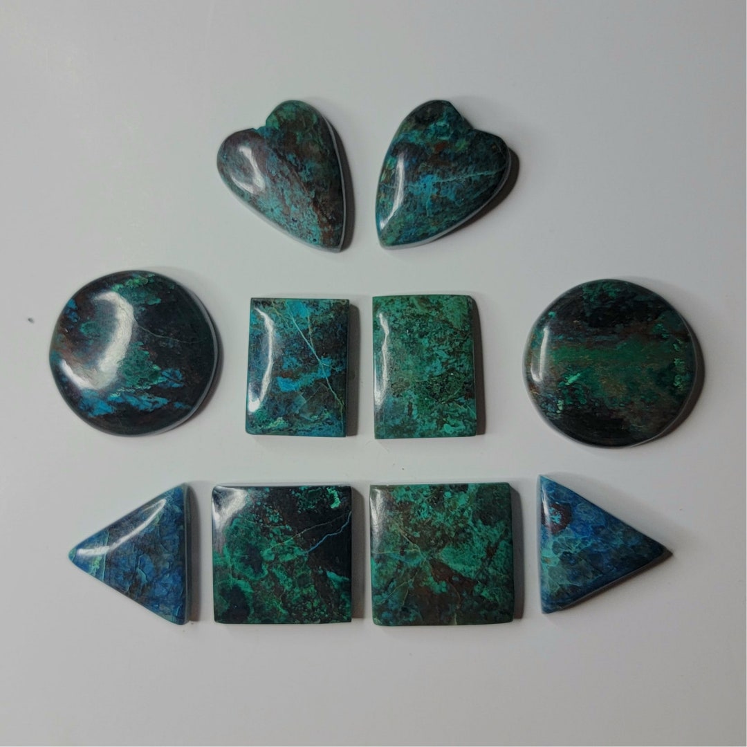 King Solomon Stone Matching Pair Designer Cabochons for - Etsy