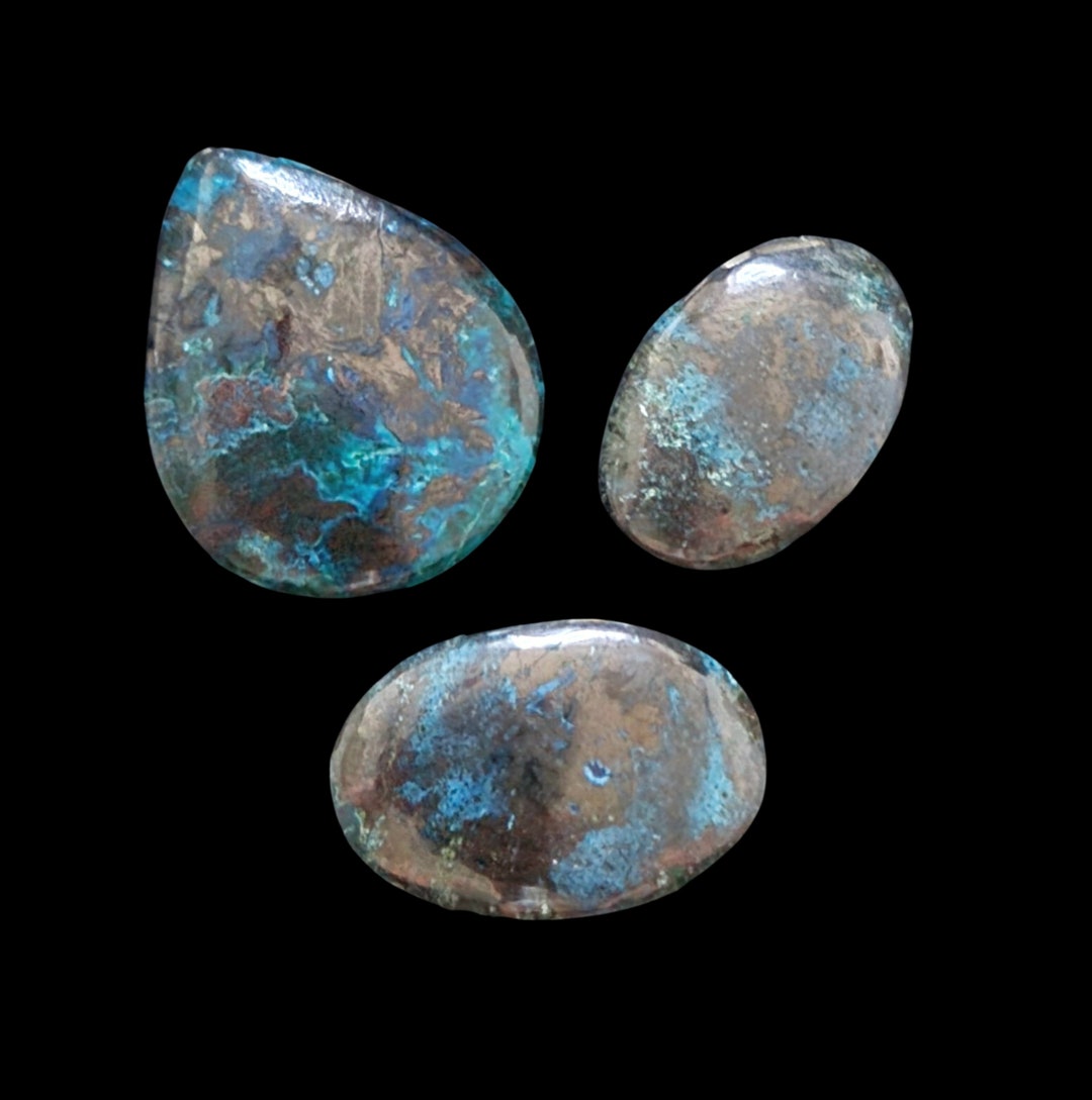 Untreated King Solomon Stone With Heterogenite Shattuckite & Malachite ...