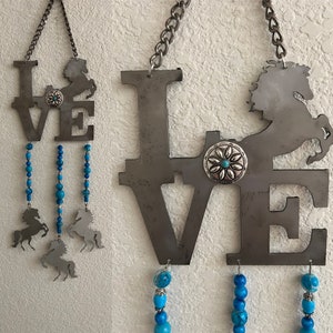 Horse Wind Chime Horse Lover Gift Patio Decor Barn Decor - Etsy