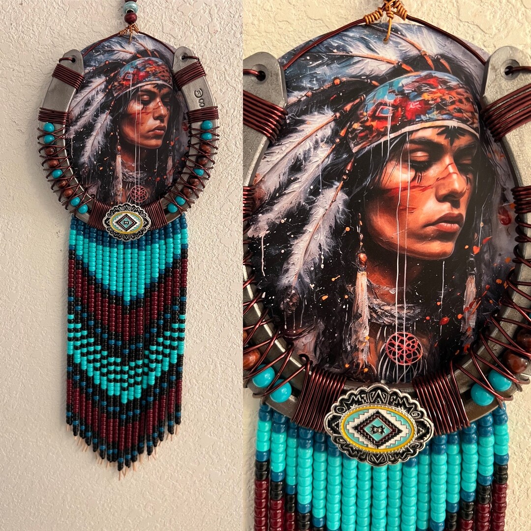 Native Indian Wall Hanging Native American Decor Indian Art Design ...