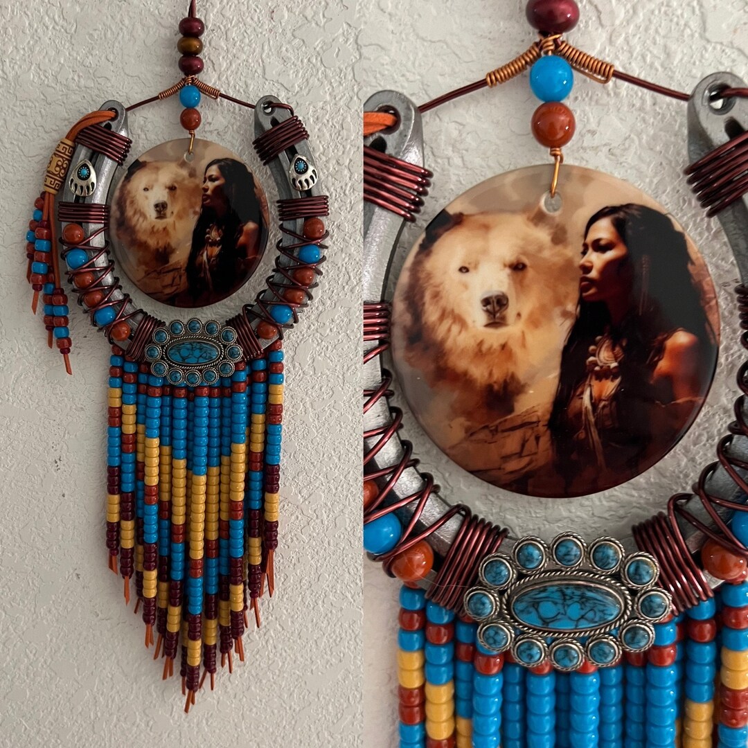 Native Indian Wall Hanging - Native American Decor - Indian Art Design ...