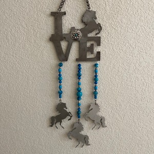 Horse Wind Chime Horse Lover Gift Patio Decor Barn Decor - Etsy