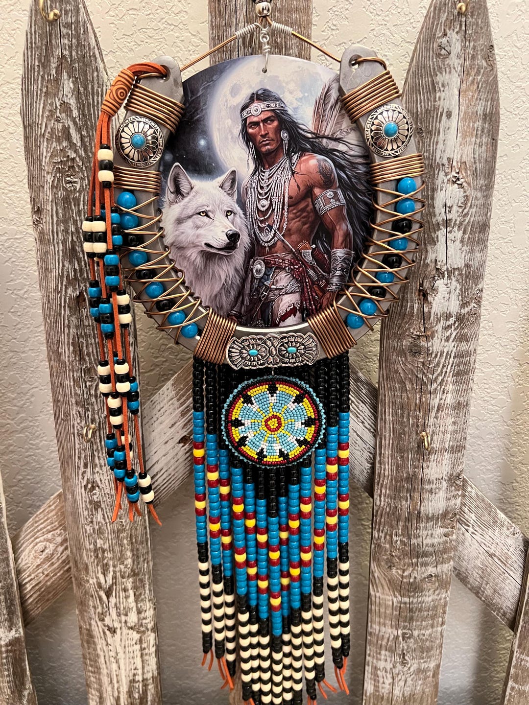Native American Decor - Native Indian Wall Art - Indian War Pony ...