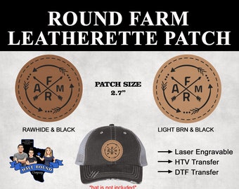 Hunting Life Whitetail Deer Leatherette Hat Patch With Adhesive Backing ...