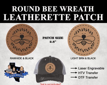 Round Hat Patch Svg - Etsy