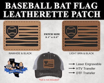 Baseball Mom Leatherette Hat Patch With Adhesive Backing - Etsy