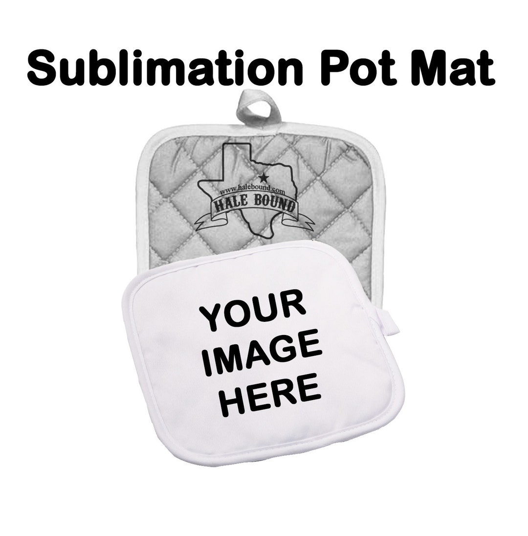 Blank Sublimation POT MAT for Sublimation Printing. Customize With Your ...