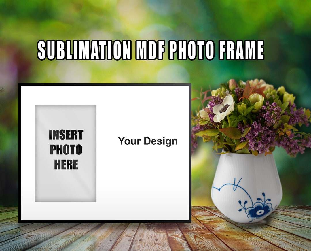8X10 MDF PHOTO FRAME for Sublimation Printing Customize - Etsy